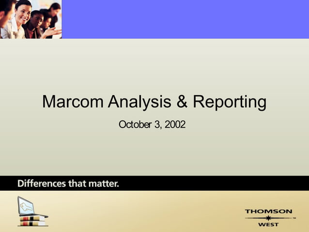 Marcom planning analysis & reporting | PPT | Business Accounting & Finance | Business