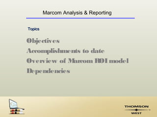Marcom planning analysis & reporting | PPT