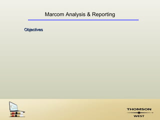 Marcom planning analysis & reporting | PPT