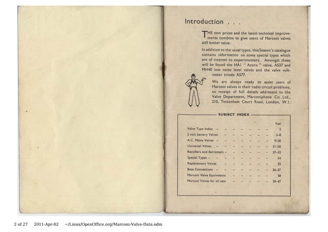 Valve & Amplifier Design, Marconi Valves (1950s) | PPT