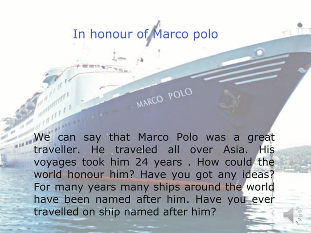 Marco polo and his travels | PPT