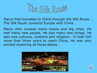 Marco polo and his travels | PPT