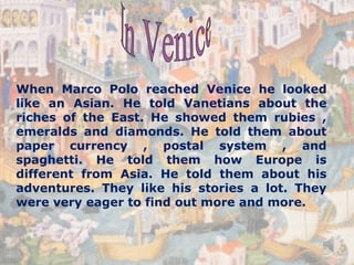 Marco polo and his travels | PPT