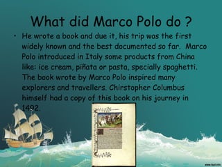 Marco Polo Claudia y Rocío | PPT