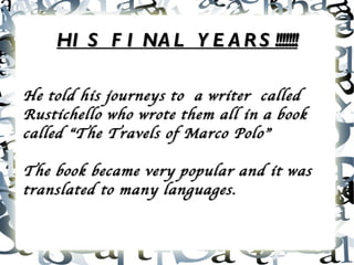 Marcopolo | ODP | Asia Travel | Travel Locations