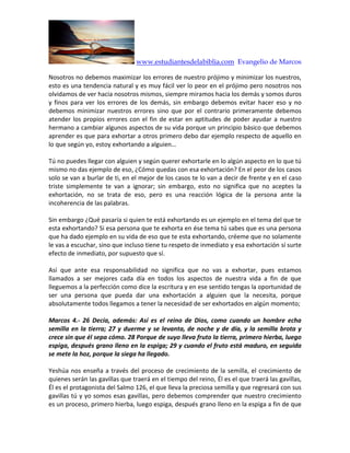 03.- Marcos 4 y 5 Las parábolas y su discernimiento | PDF
