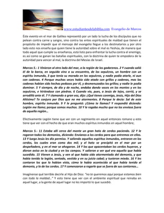 03.- Marcos 4 y 5 Las parábolas y su discernimiento | PDF
