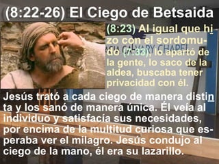 Marcos 8:22-30 | PDF