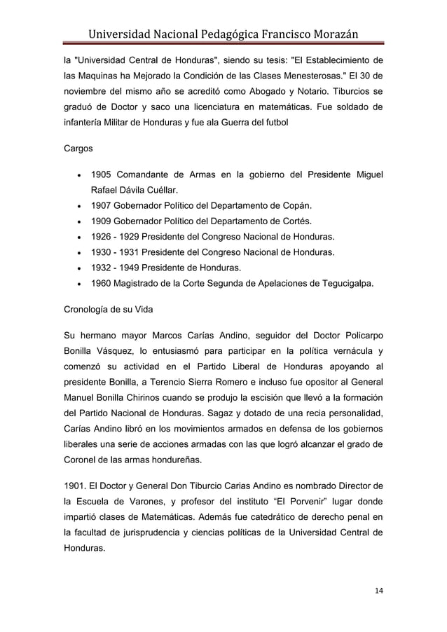 Marcos carias reyes investigacion | PDF