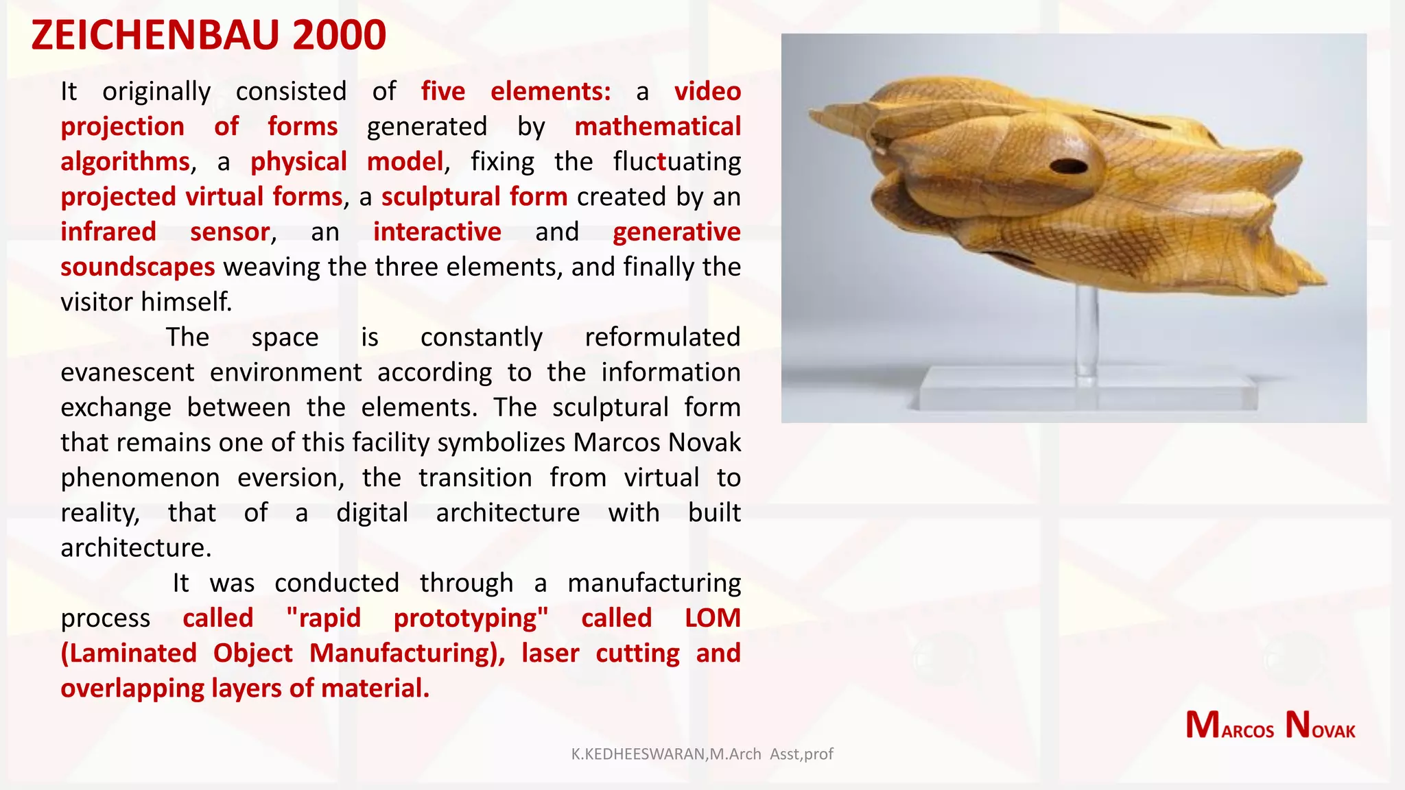 Marcos novak idea,philosophy and works | PDF