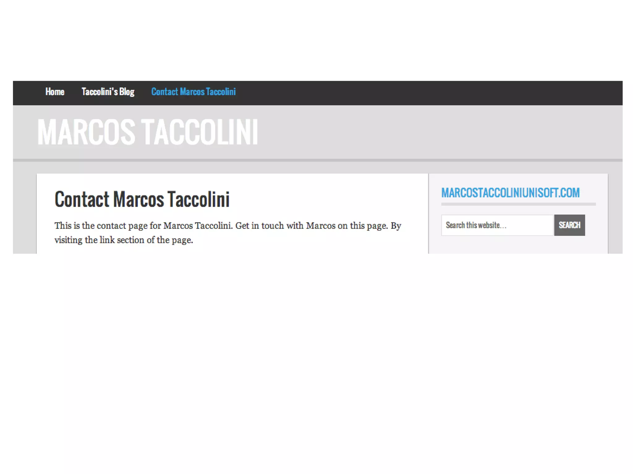 Marcos Taccolini - Unisoft - Website Preview | PPTX