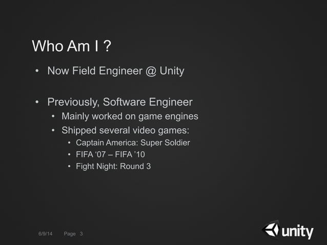 Unity Internals: Memory and Performance | PPT