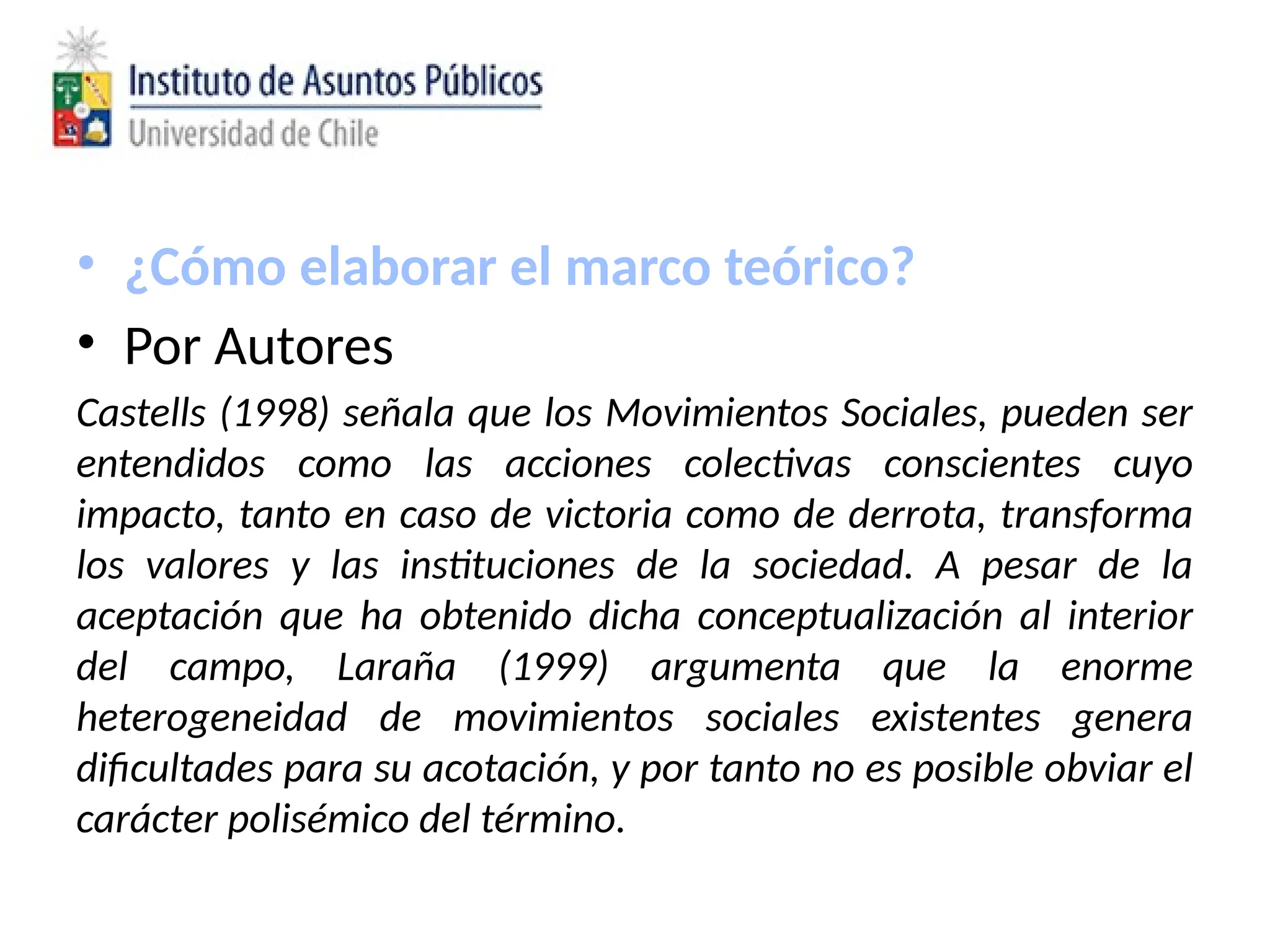 Como crear un marco teorico de investigación | PPT