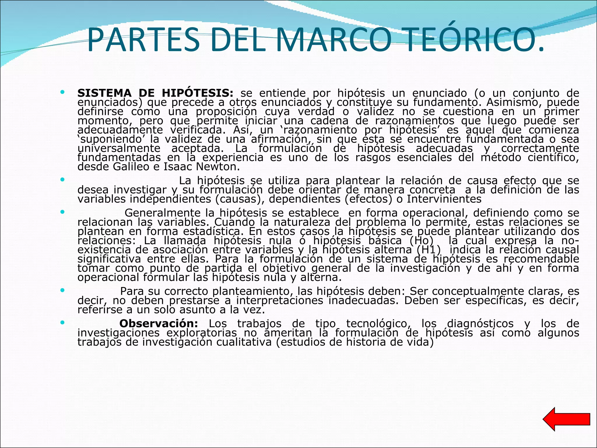 Marco TeóRico De La InvestigacióN | PPT