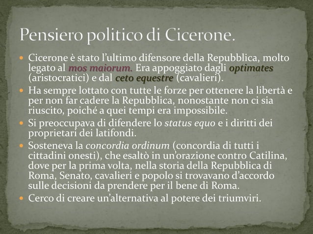 Marco Tullio Cicerone - Letteratura latina | PDF