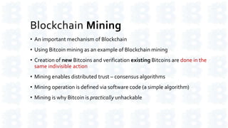 Blockchain - definition, benefits, issues | PPT
