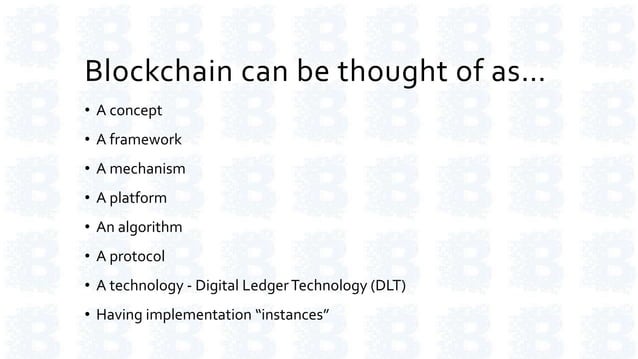 Blockchain - definition, benefits, issues | PPT