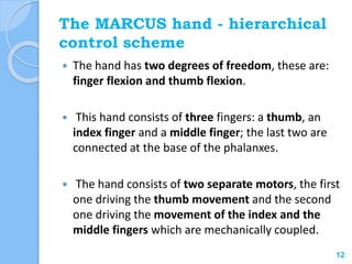 Marcus intelligent hand prostheses | PPTX