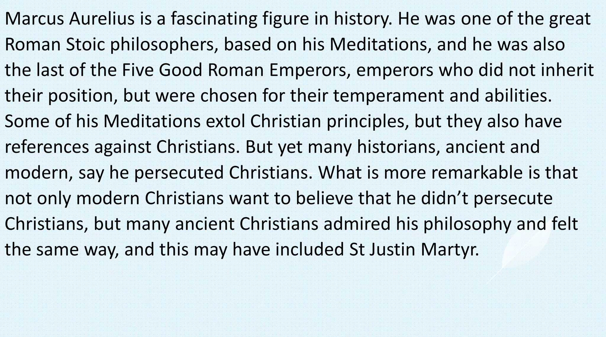 Roman Emperors Before Marcus Aurelius | PPT