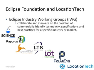 FOSS4G 2017 Boston LocationTech; Big Data at the Heart of Geospatial Innovation | PPT