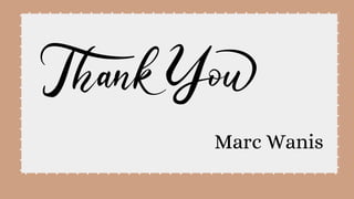 A Brief Introduction About Marc Wanis | PDF