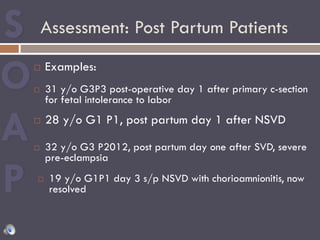 Marcy's soap note powerpoint1 | PDF