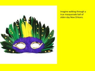 Mardi gras masks | PPTX