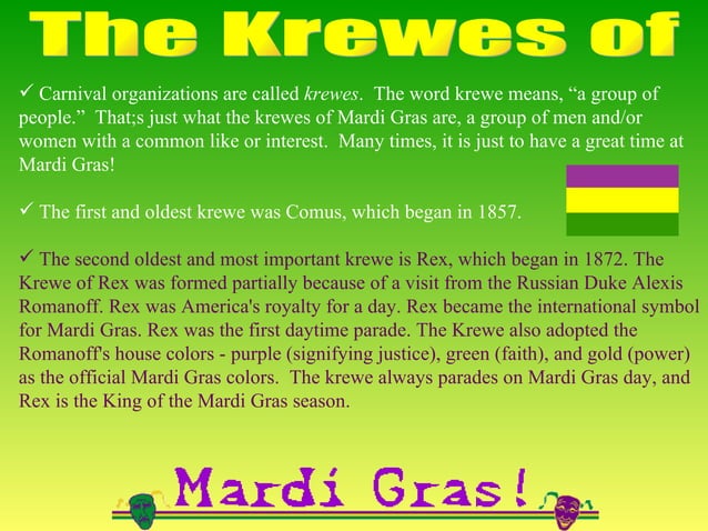Mardi Gras Power Point | PPT