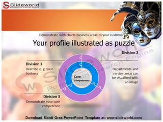 Mardi Gras PowerPoint Template - slideworld.com