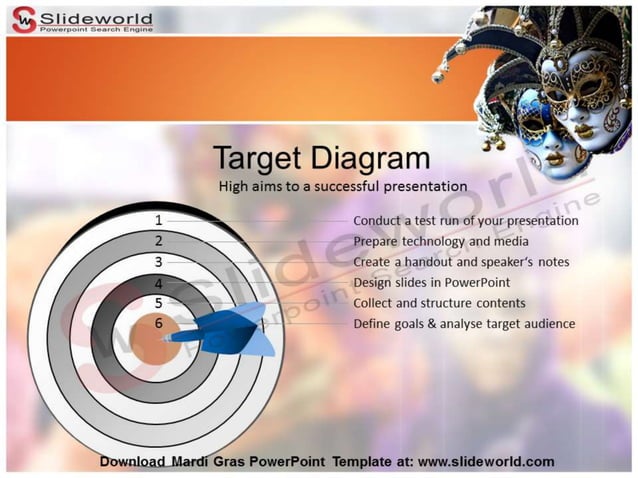 Mardi Gras PowerPoint Template - slideworld.com