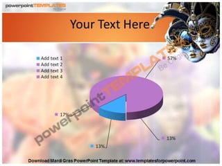 Mardi Gras PowerPoint Template - templatesforpowerpoint.com