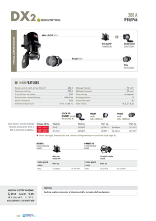 Marechal DX ATEX Plugs & Sockets - Marechal DX Metal Decontactor For ...