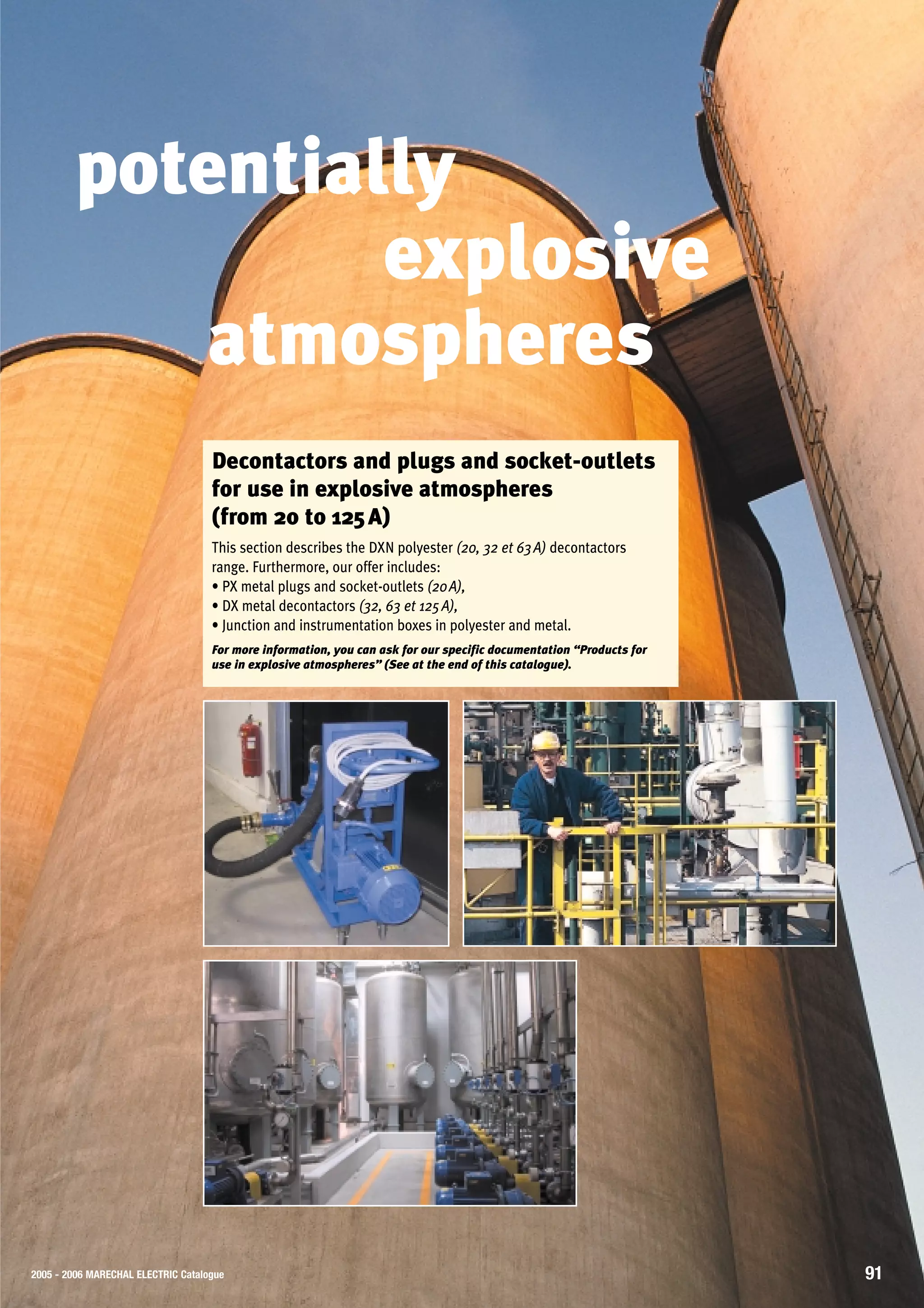 Marechal DXN ATEX Plug & Socket Outlets (Decontactors) for Hazardous ...