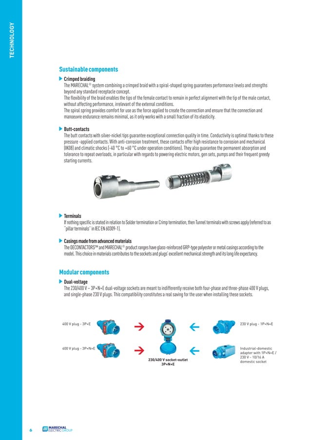 Marechal Electric - Plugs & Sockets Decontactors For Industrial ...