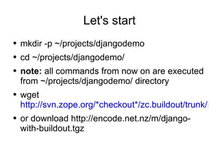 Marek Kuziel - Deploying Django with Buildout | ODP