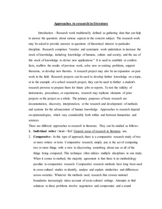 Research notes | DOCX