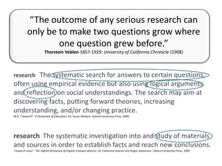 MA Research Methods 3: Dissemination | PPT