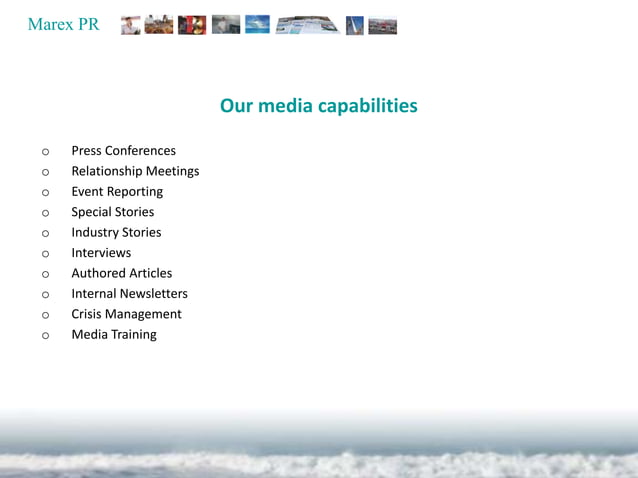 Marex PR - We build Personal Rapport | PPT