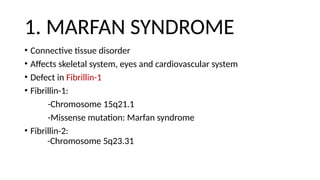 Marfan syndrome and ehler danlos syndrome.pptx