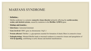 MARFANS SYNDROME POWER POINT PRESENTATION | PPTX