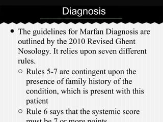 Marfan syndrome | PPT | Heart and Cardiovascular Diseases | Diseases ...