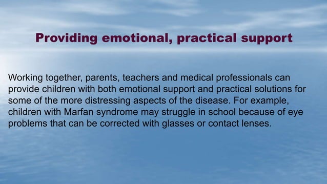 Marfan syndrome - a detailed study ( all medical information ) | PPTX