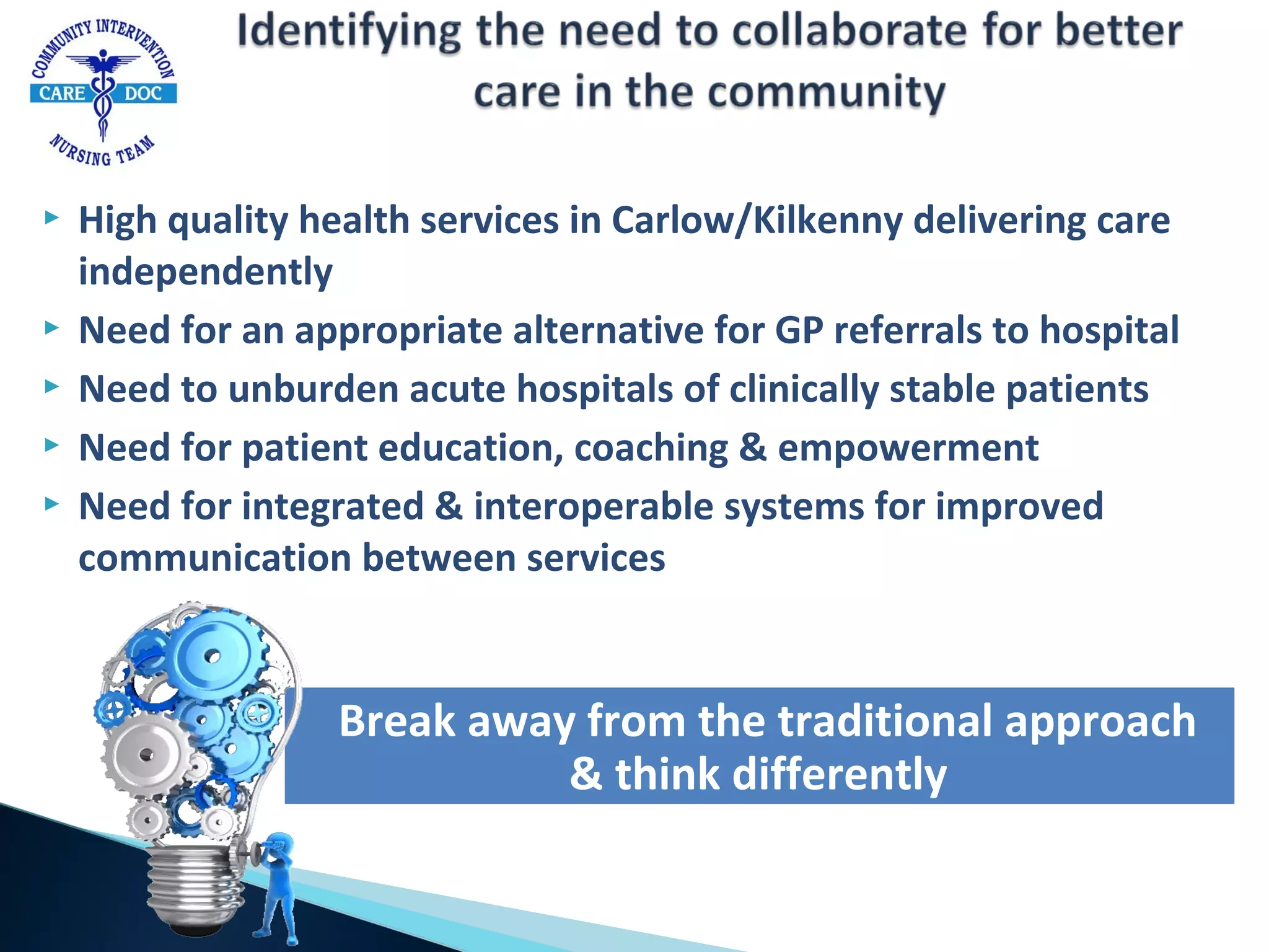 Margaret Curren and Dorcas Collier, Caredoc | PPT