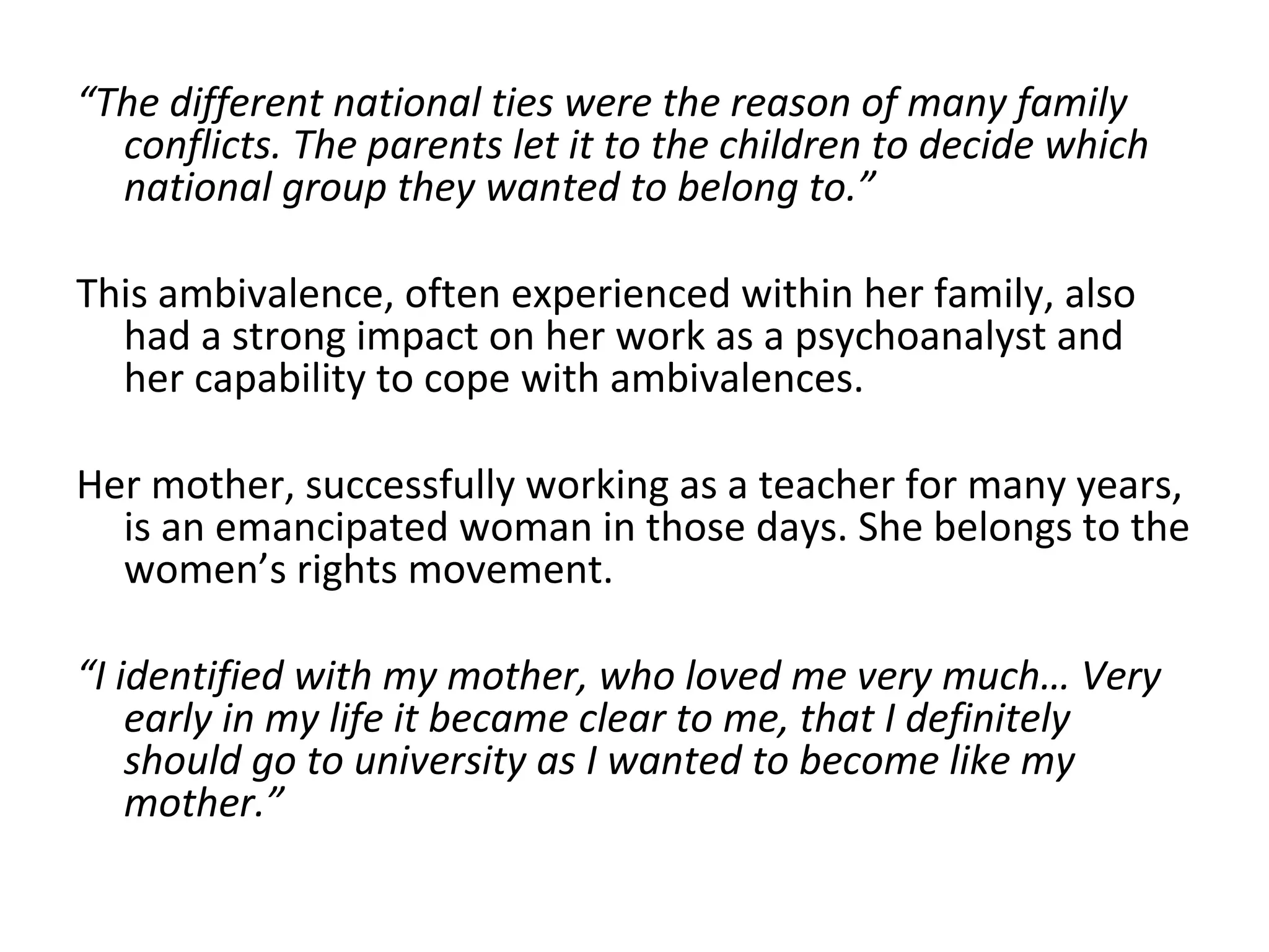 Margarete mitscherlich | PPT