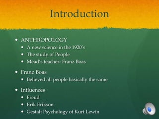 Margaret mead presentation | PPTX