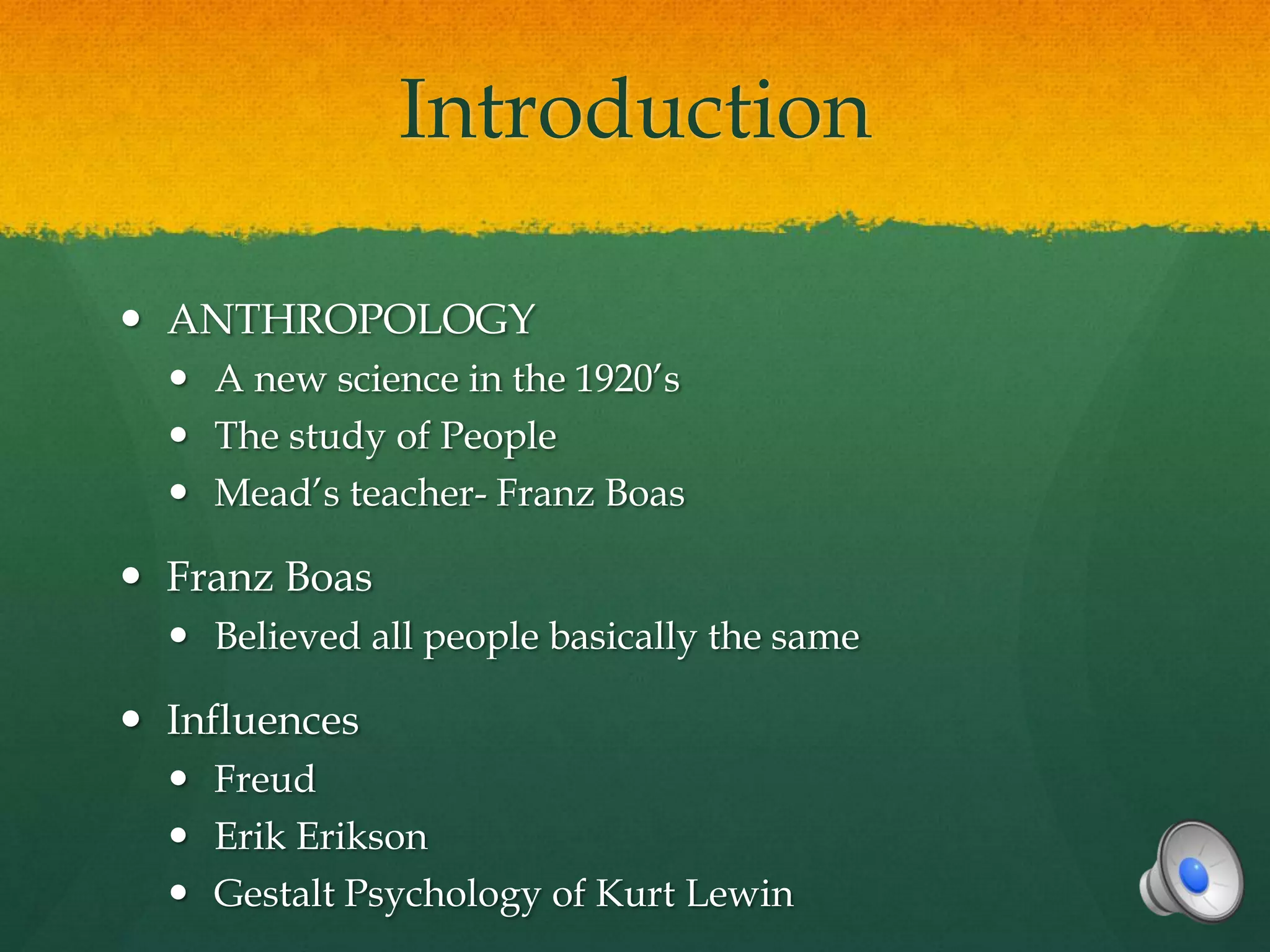 Margaret mead presentation | PPT