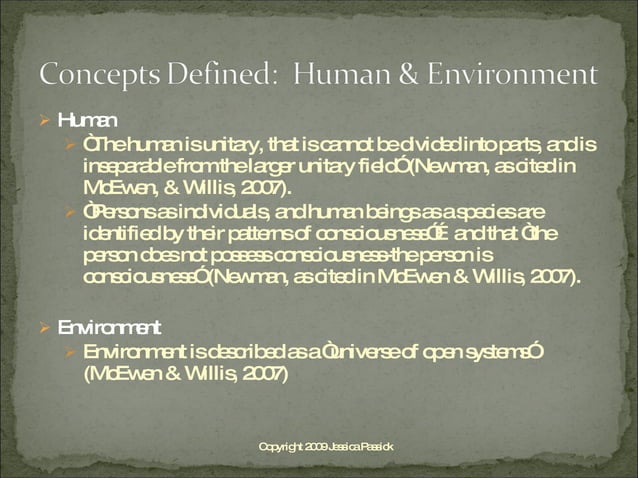 Margaret Newman: Health as Expanding Consciousness | PPT | Science