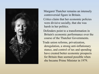 Margaret thatcher | PPTX