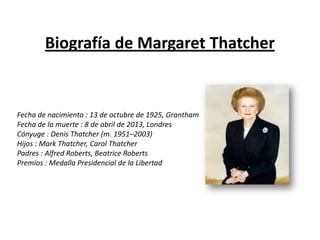 Margaret thatcher | PPSX