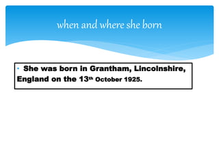 Margaret thatcher | PPTX